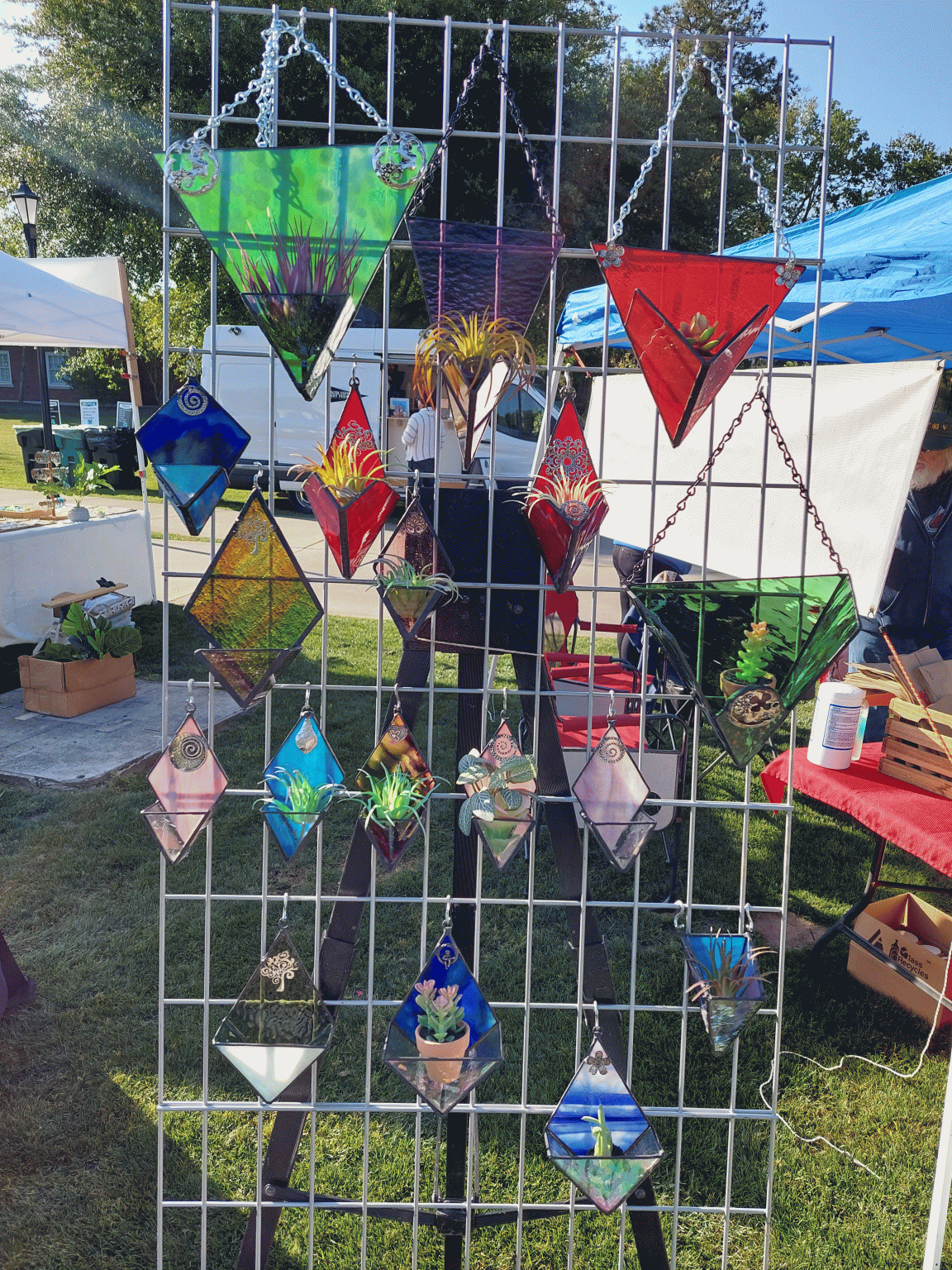 Stained Glass Air Plant Holder – Samson Glass